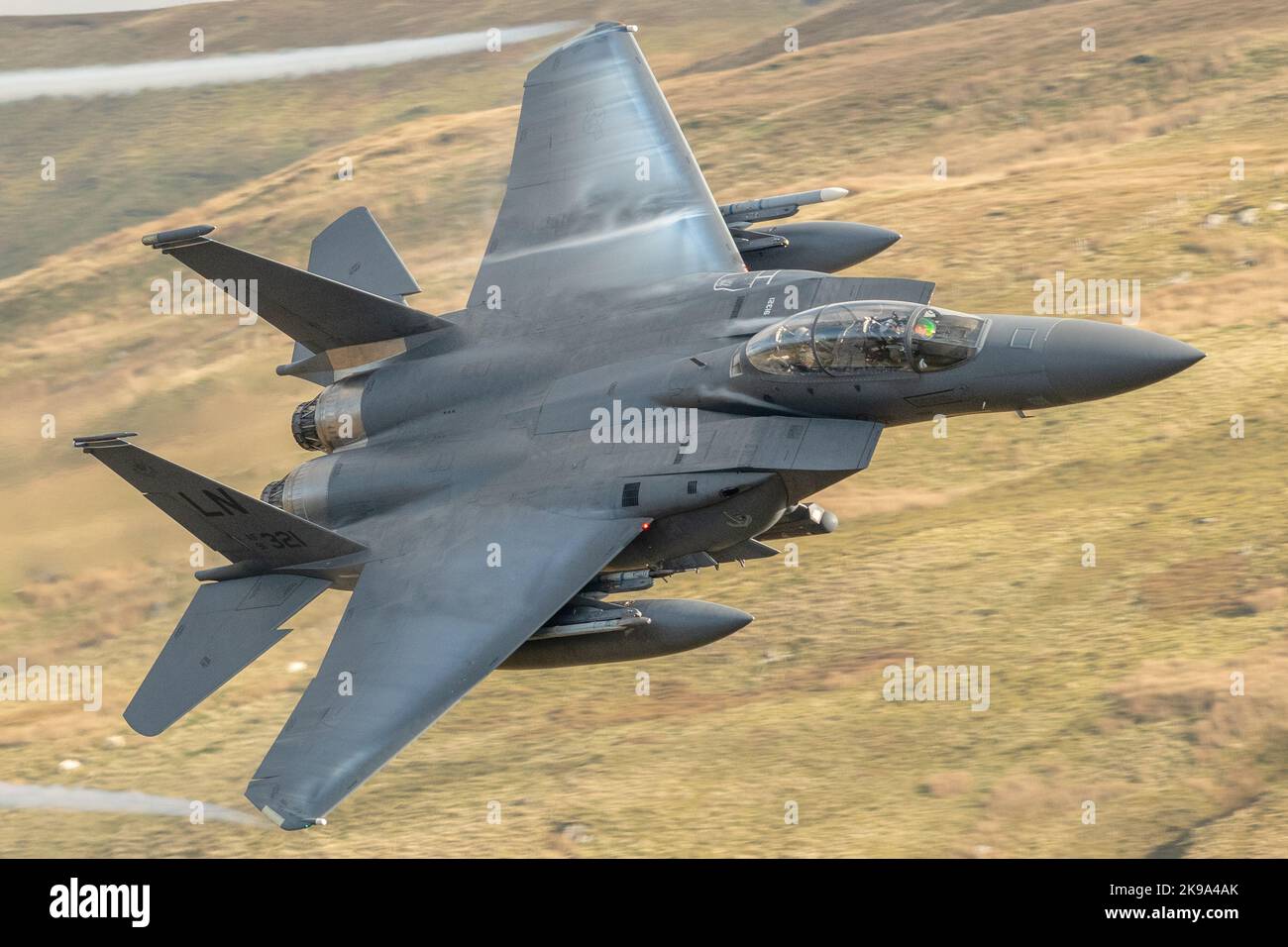 Mach Loop F-15 Stock Photo - Alamy