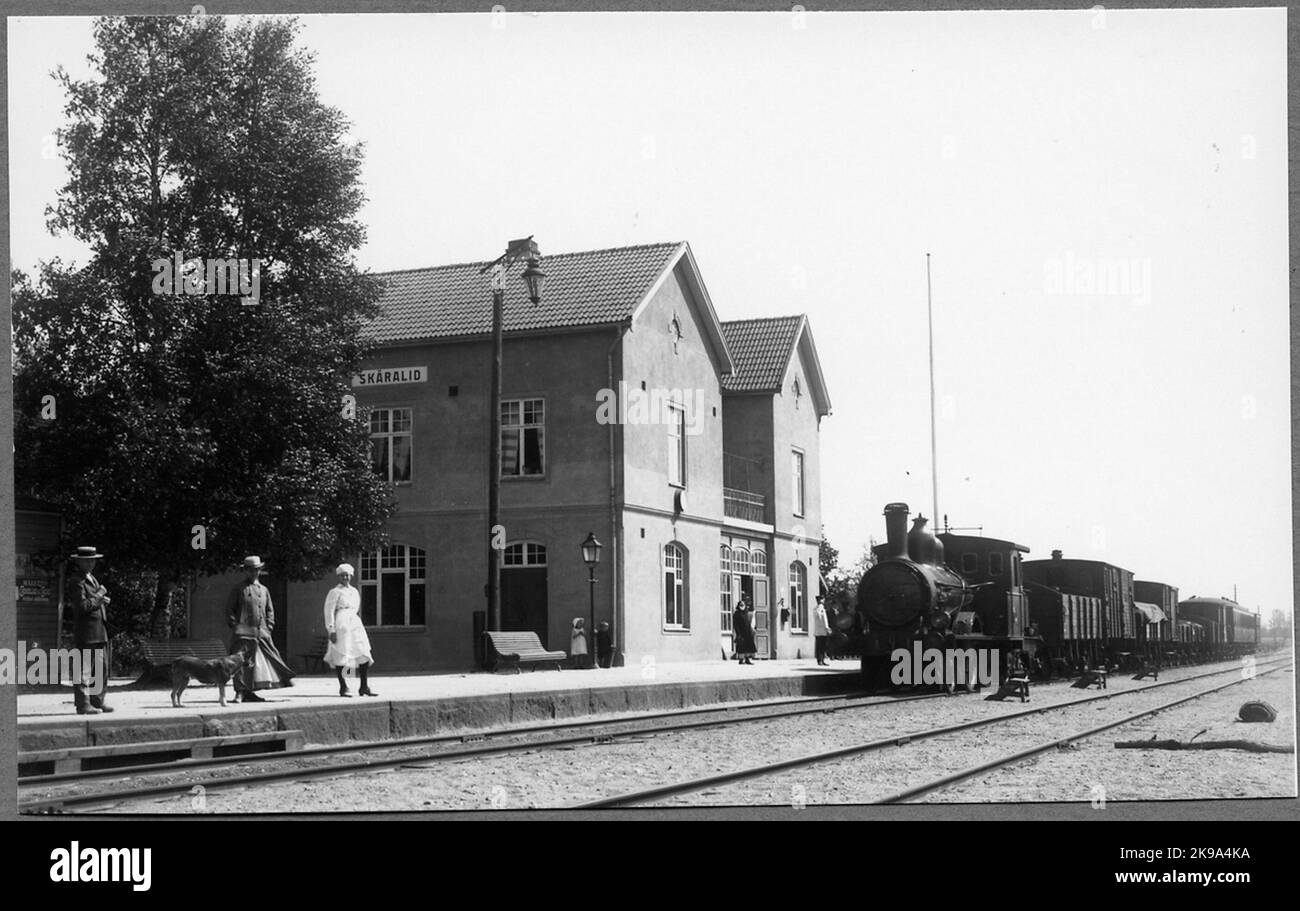 Helsingborg - Hässleholms Railway, Hhj Lok 1 "Gunnarstorp Stock Photo ...