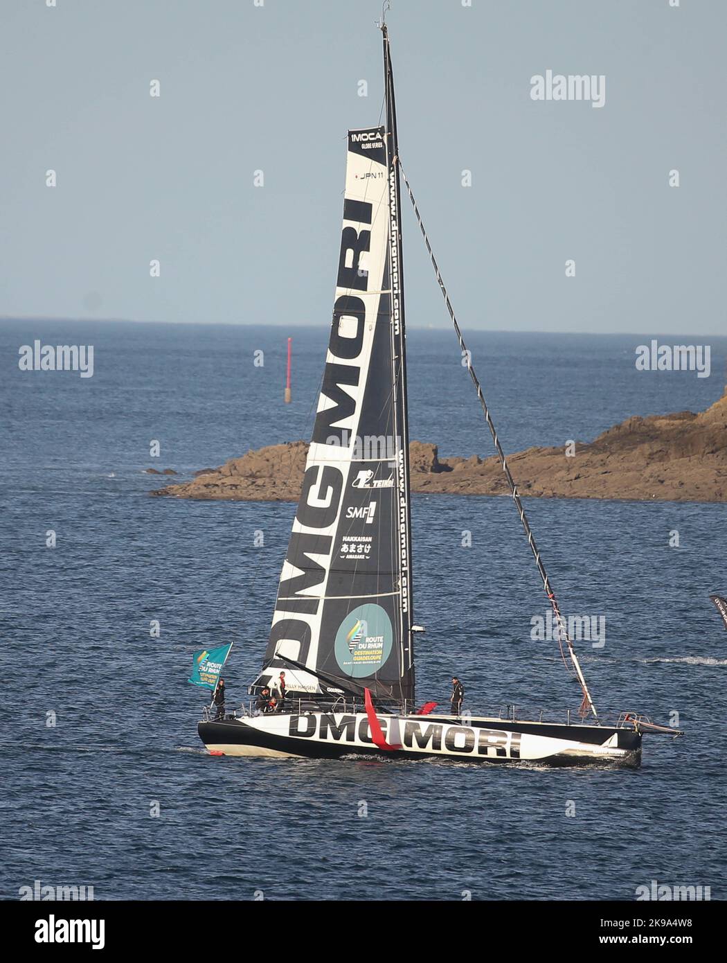 IMOCA DMG MORI GLOBAL ONE Skipper Kojiro Shiraishi during the Route du ...