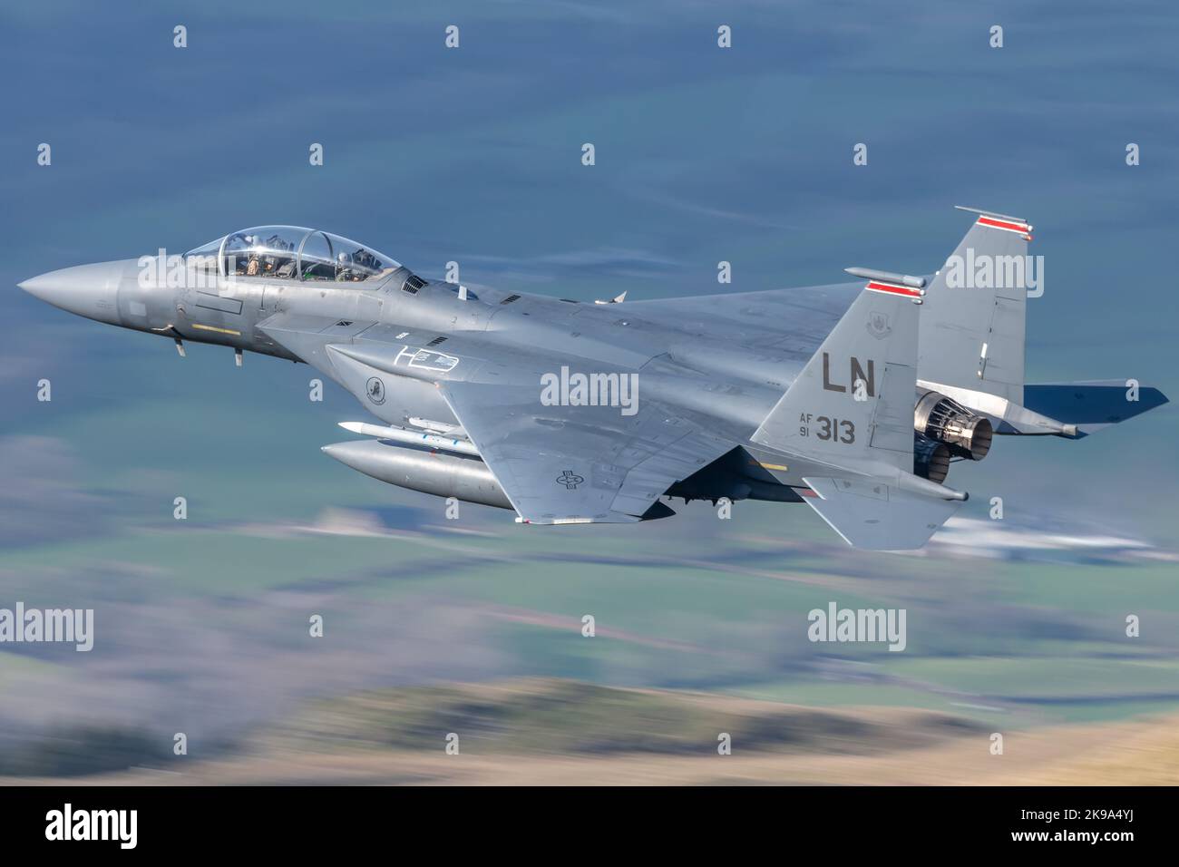 Mach Loop F-15 Stock Photo - Alamy