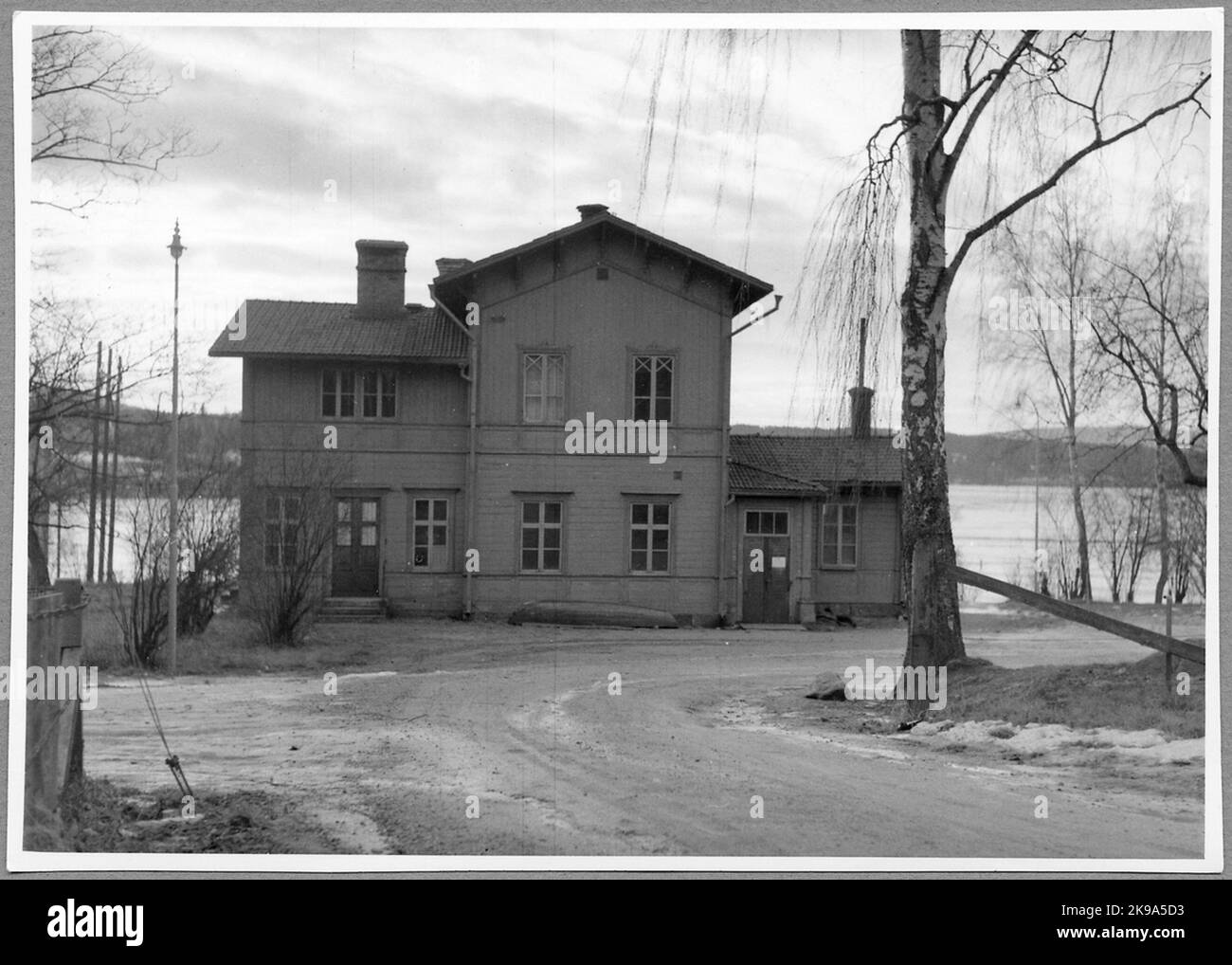 The station was built in 1859. New station house, one-storey wood, was ...