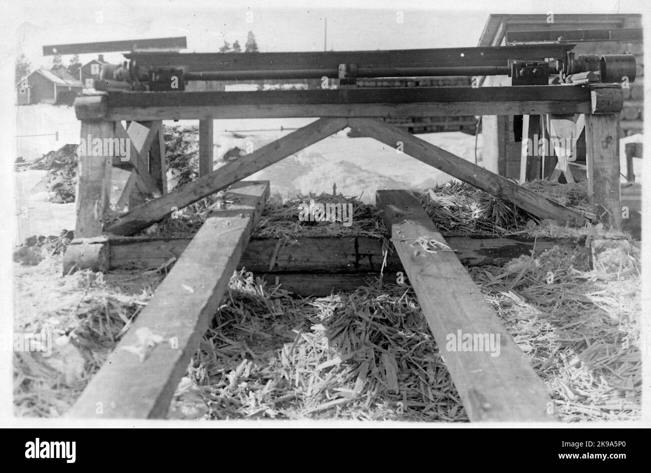 State Railways, SJ. Laft machine- used to grind and form grinders. Was ...