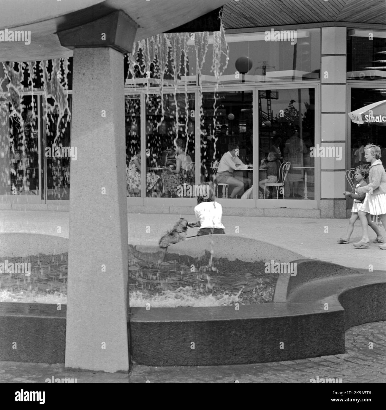 Farsta Center, Fountain Stock Photo - Alamy