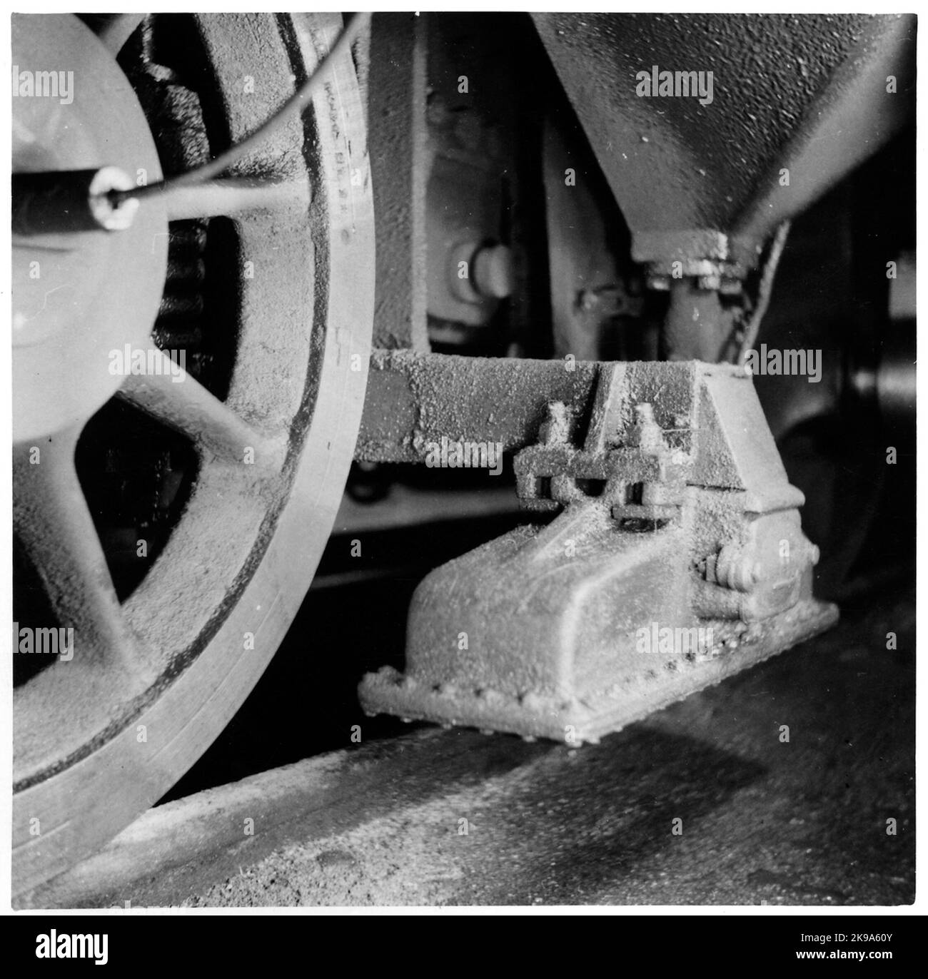 Magnet and brake to automatic train control, system signature Stock ...