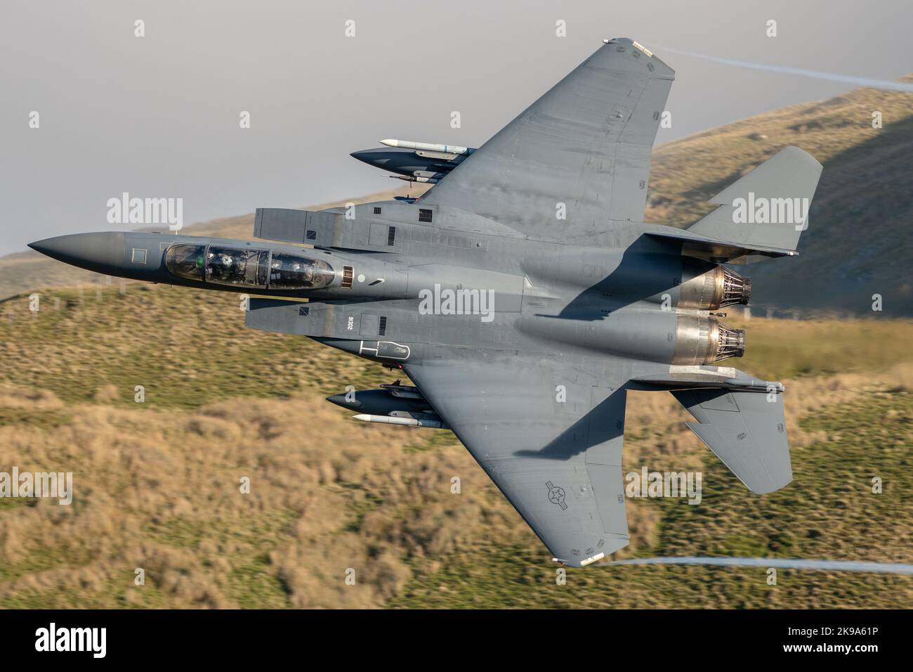 Mach Loop F-15 Stock Photo - Alamy