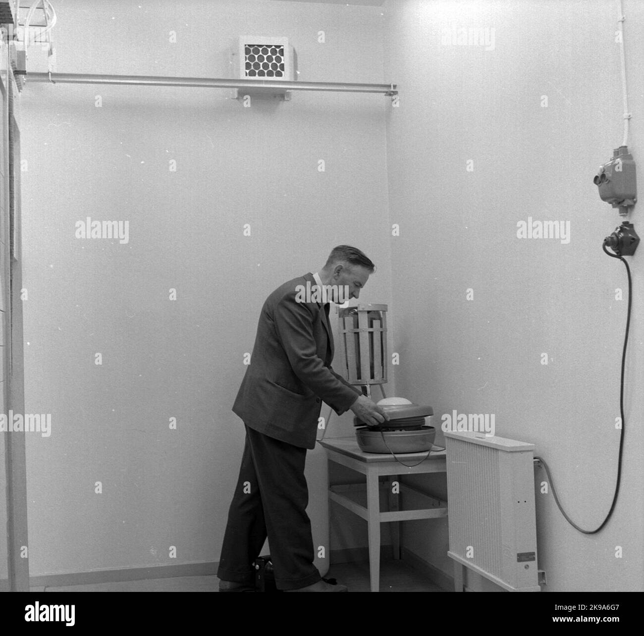 State Railways, SJ CTC facility, relay room Stock Photo - Alamy