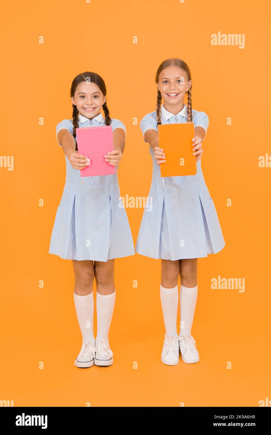 School library. Homeschooling concept. Literacy club. Cute children ...