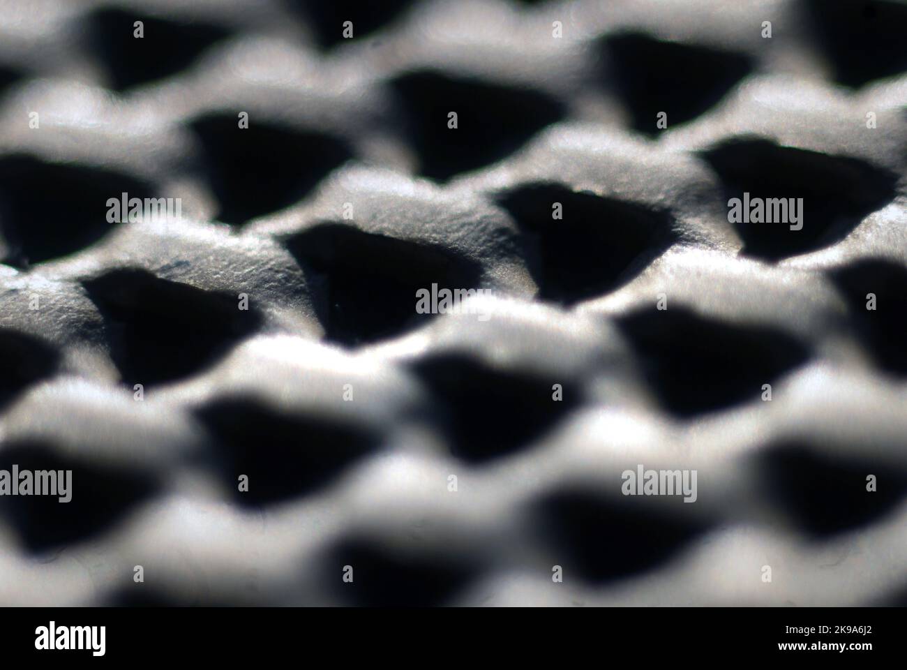 Texture on dimpled cardboard container Stock Photo - Alamy