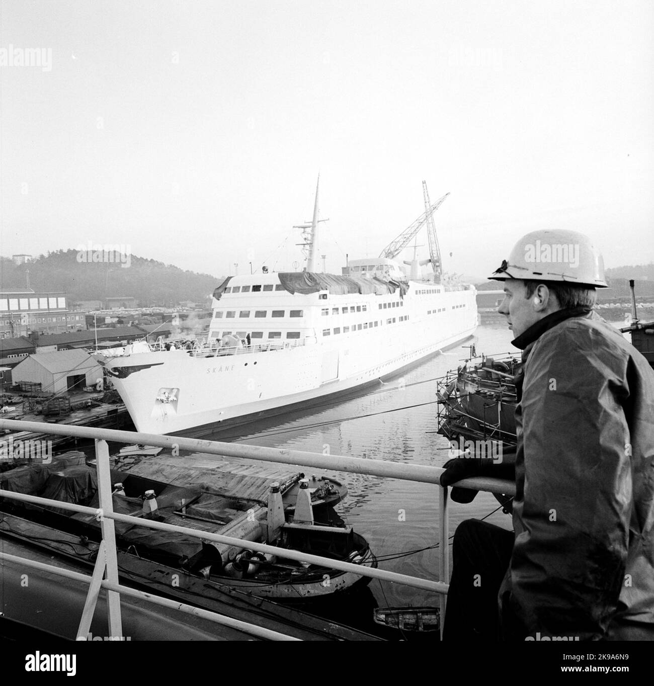 The train ferry Skåne Stock Photo - Alamy