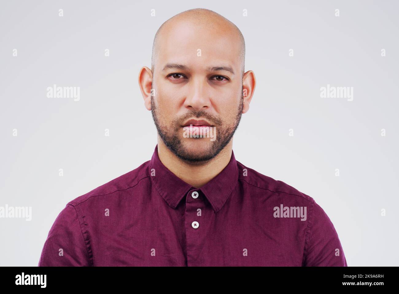 I keep my feelings to myself. Studio portrait of a handsome young man ...