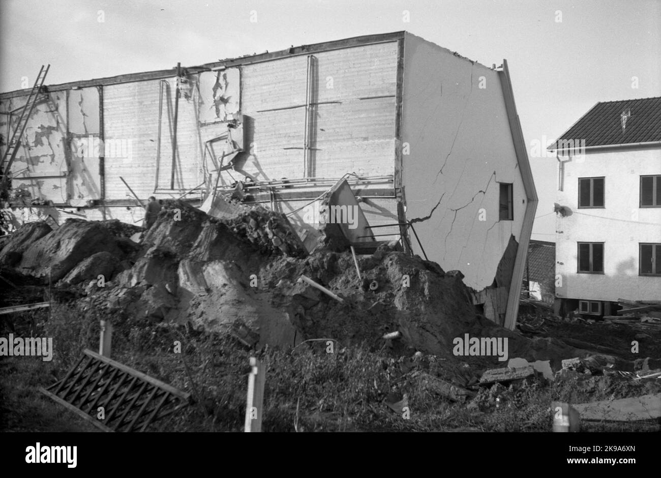 Surte disaster. (8.16 pm). More than 30 residential buildings were ...