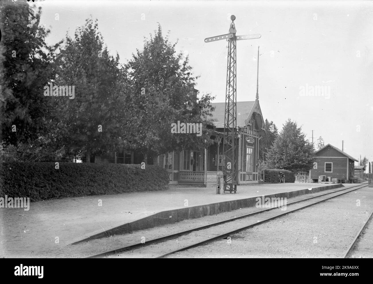 The Railway Station in Freeding Stock Photo - Alamy