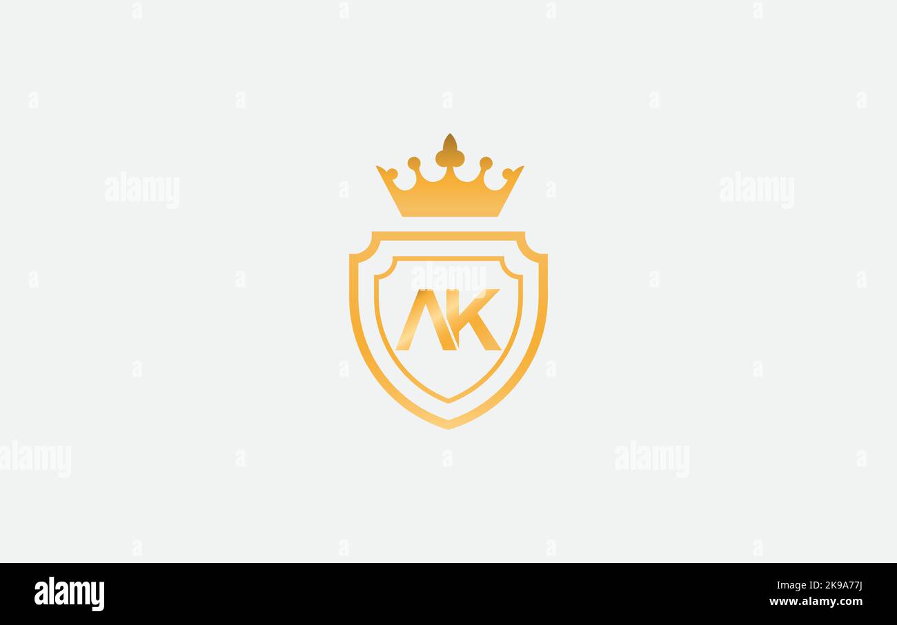 Shield logo with tilt crown hi-res stock photography and images - Alamy