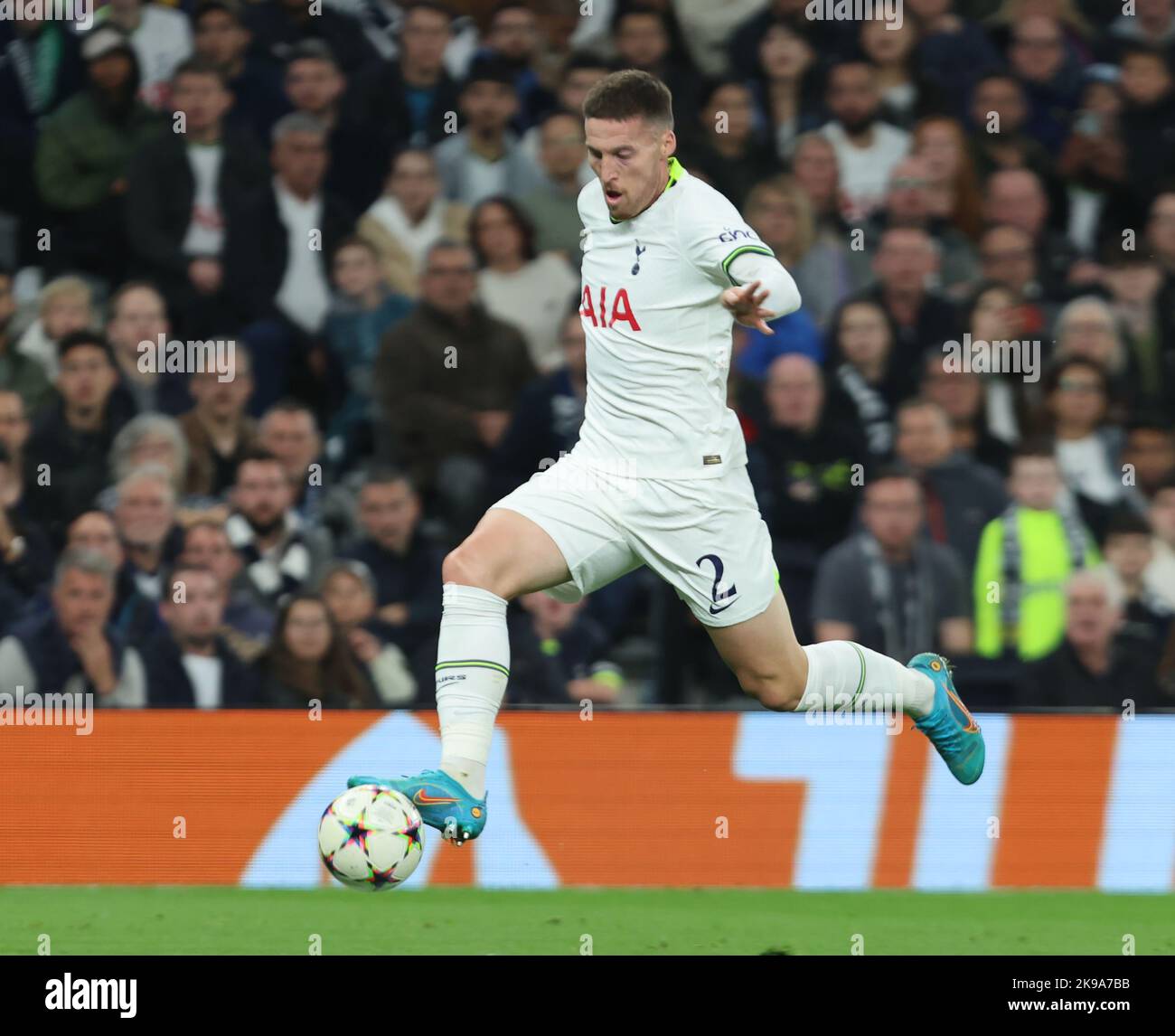 Tottenham Hotspur's Matt Doherty during the UEFA Champion League soccer match Group D between ...
