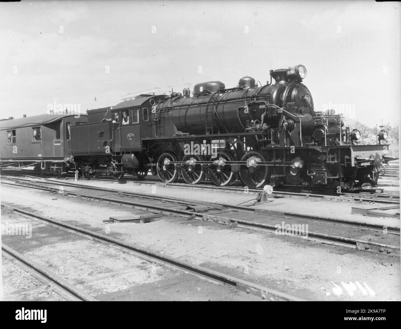 Trafikaktiebolaget Grängesberg - Oxelösund Railways, TGOJ M3T 71. Steam ...
