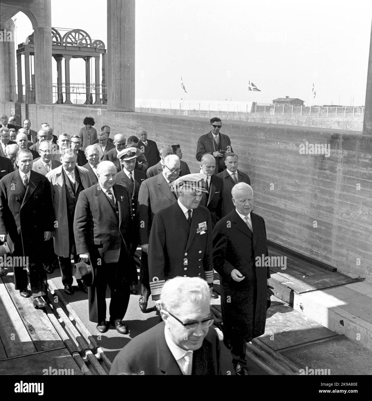 Inauguration of the "Bird Road Line" between Rodbyhavn, Lolland ...