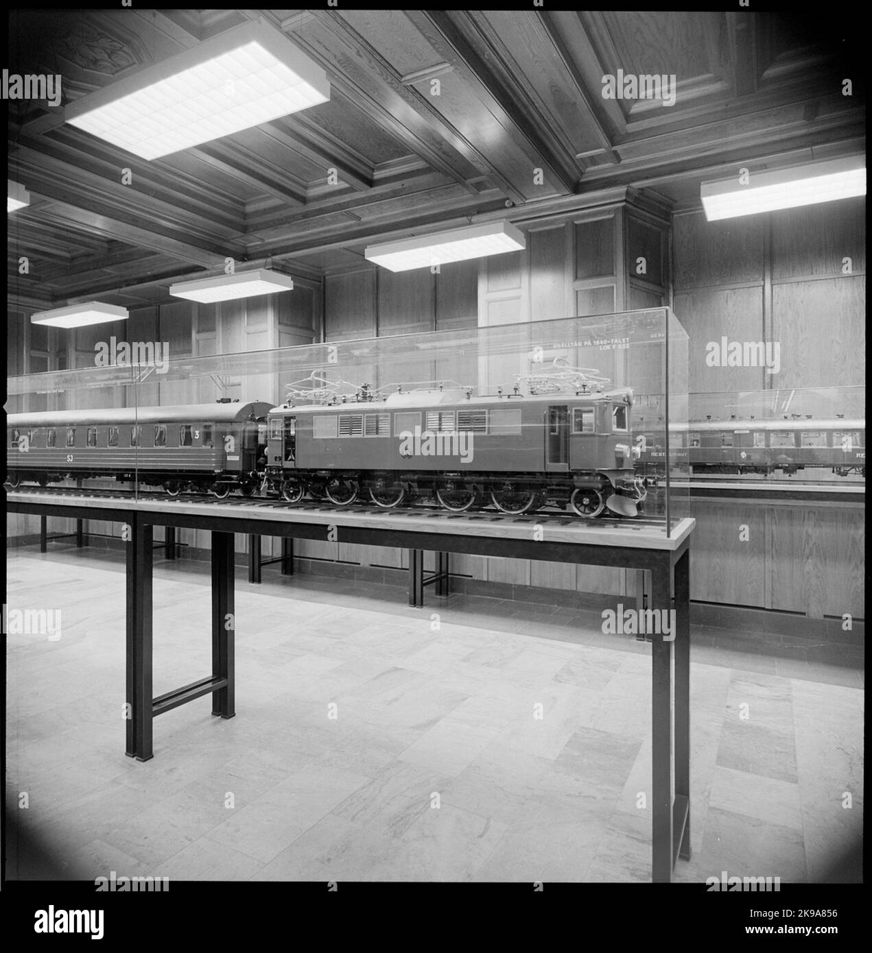 Some models of trains and wagons in the model hall Stock Photo - Alamy