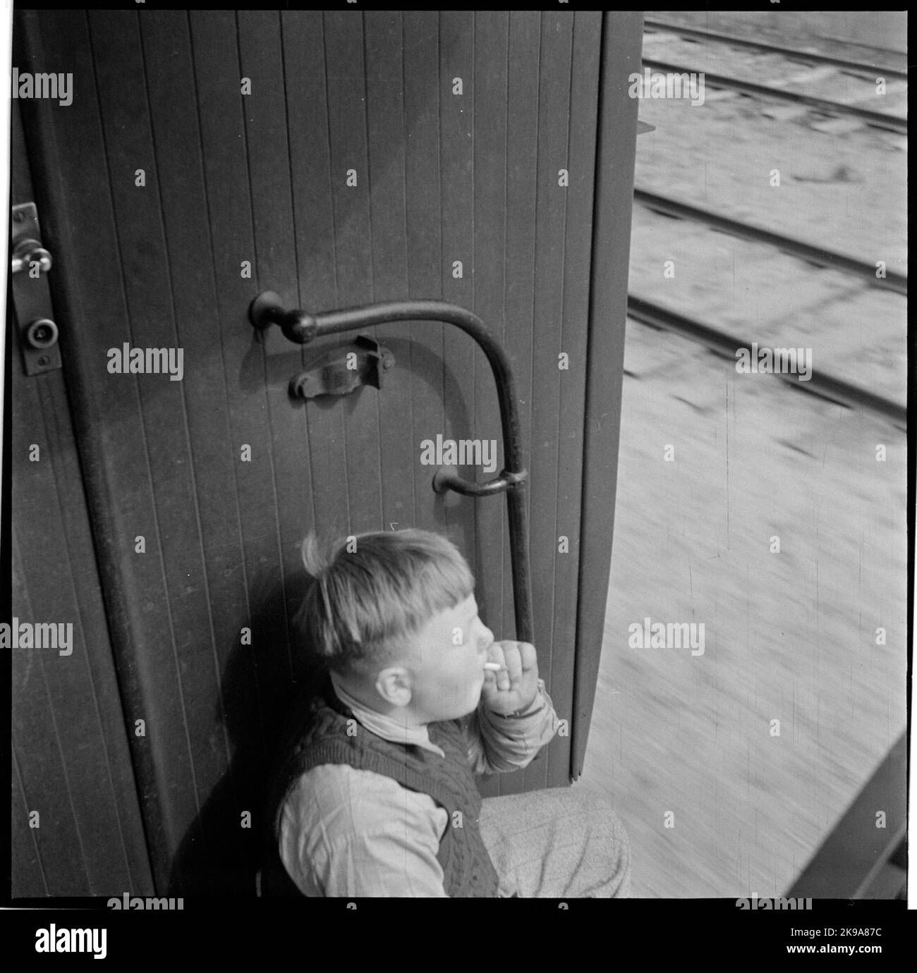 Entrance to train Black and White Stock Photos & Images - Alamy