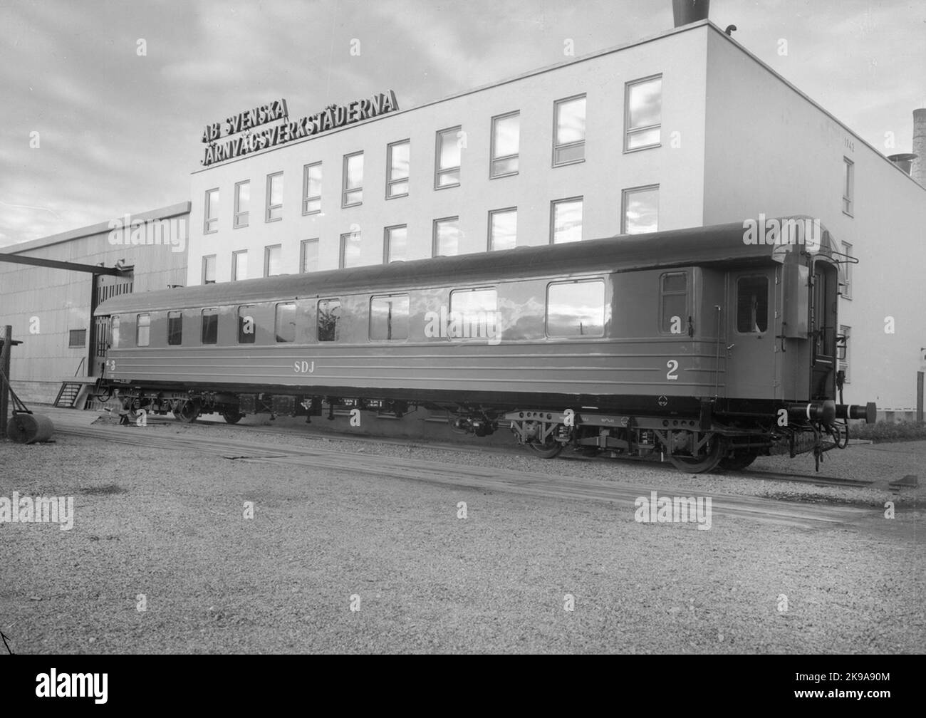 Southern Dalarnes Railway, SDJ BCO7CM 107 Stock Photo - Alamy