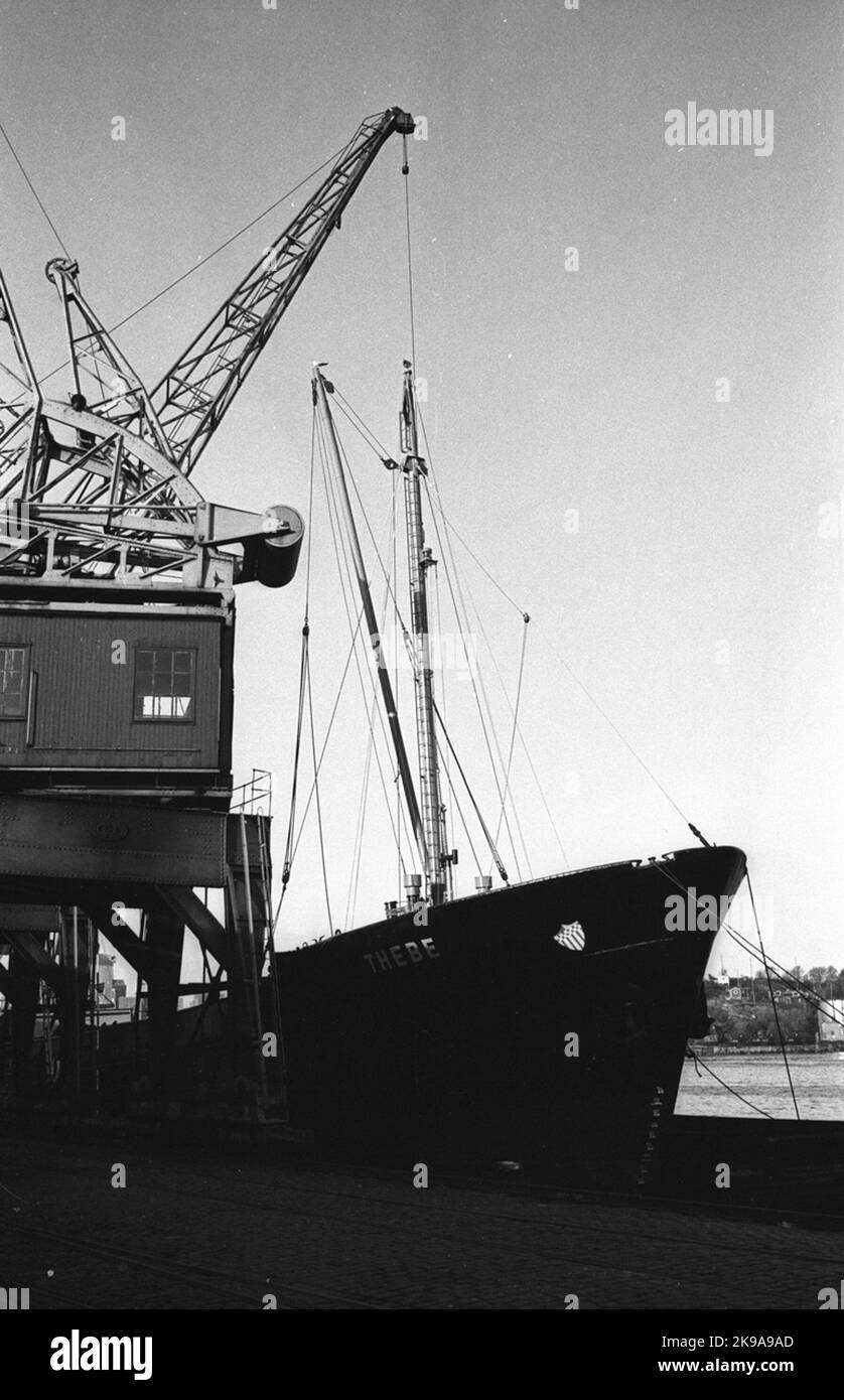 The ship "Thebe Stock Photo - Alamy