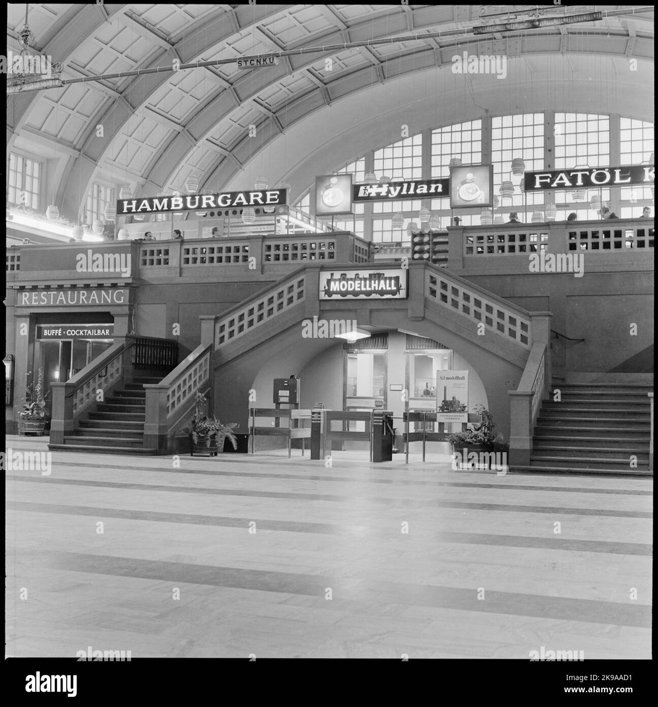 The entrance to the model hall Stock Photo - Alamy
