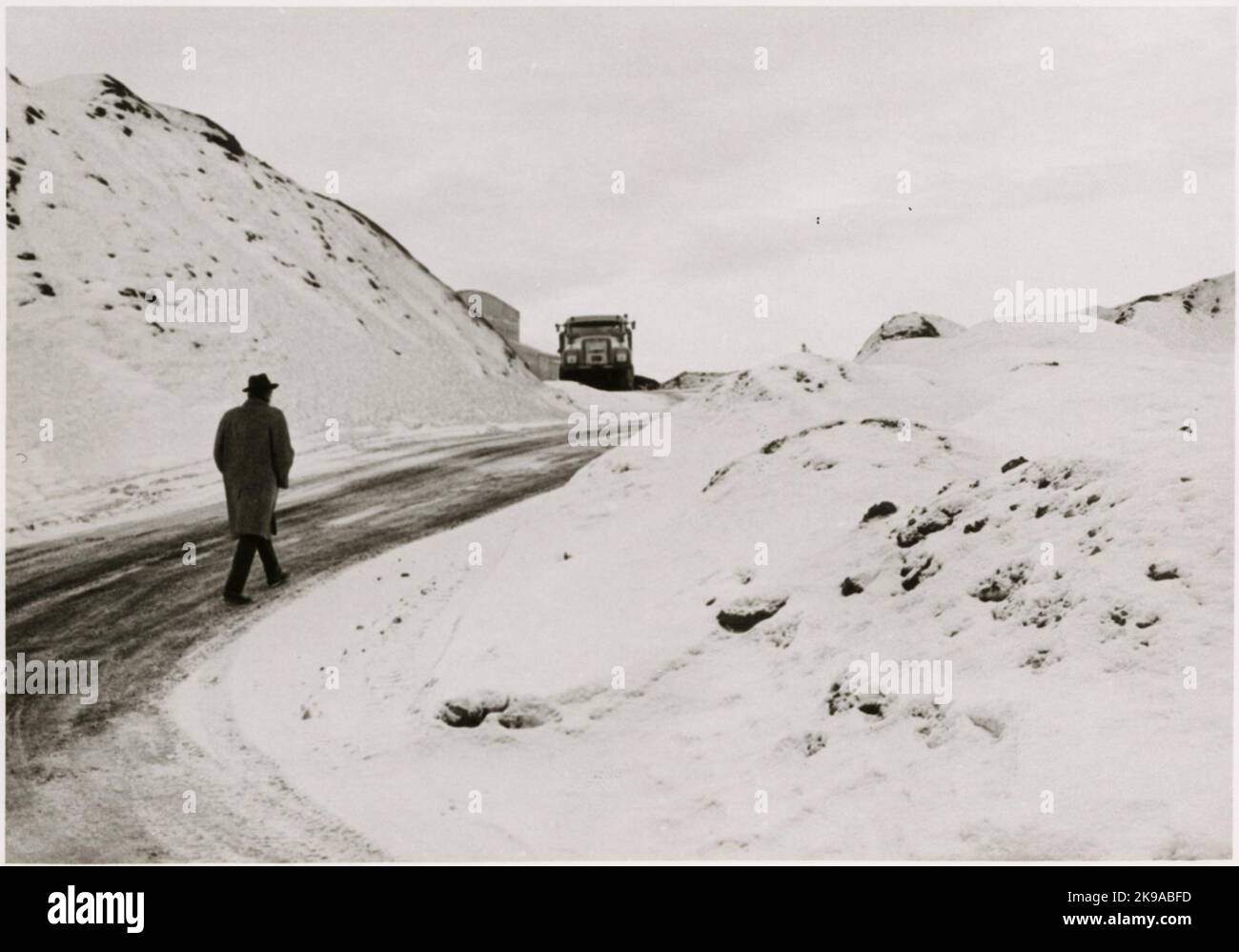 Transport at Idkerberget's mine 1964 Stock Photo - Alamy