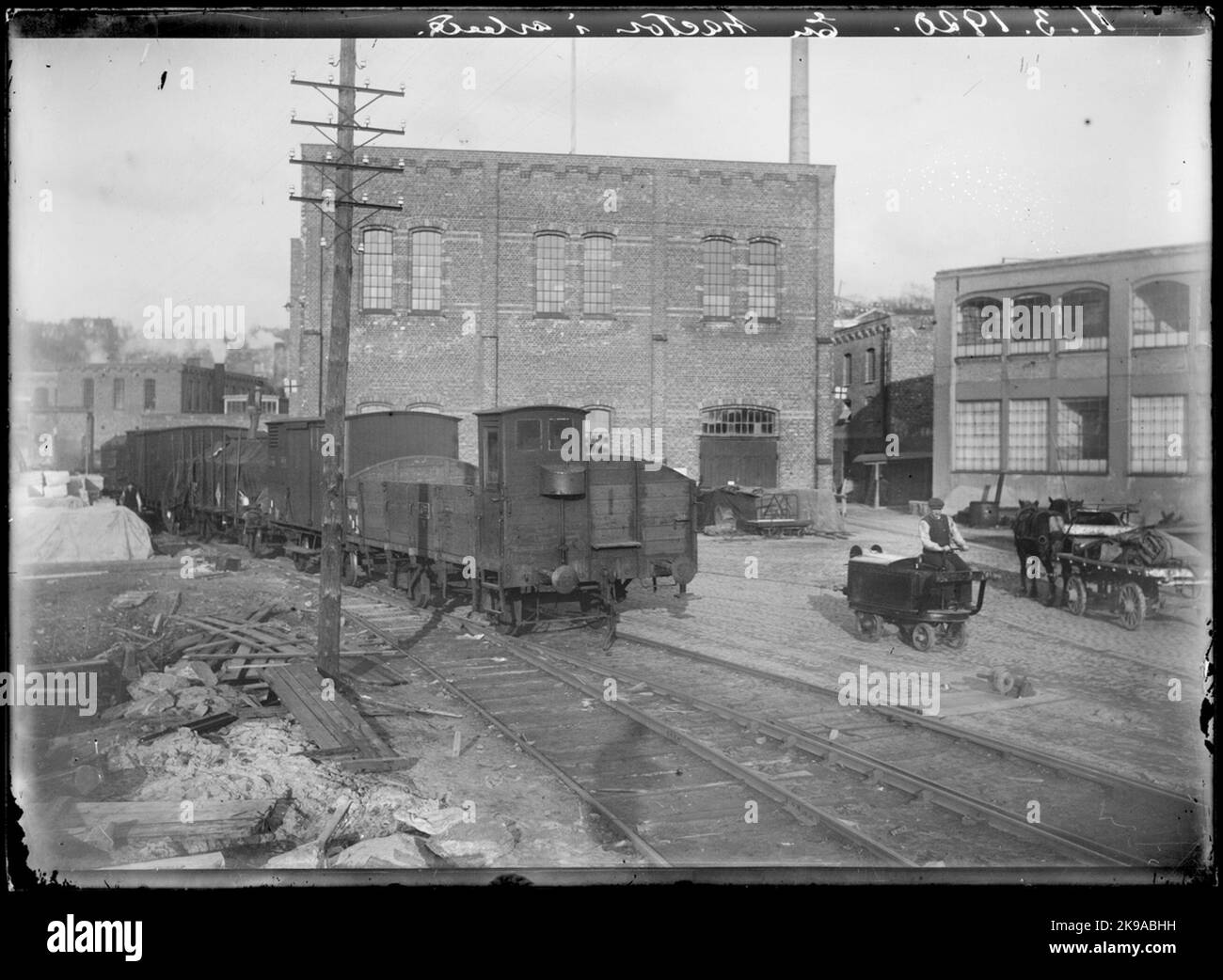 Switch tractor at work Stock Photo - Alamy