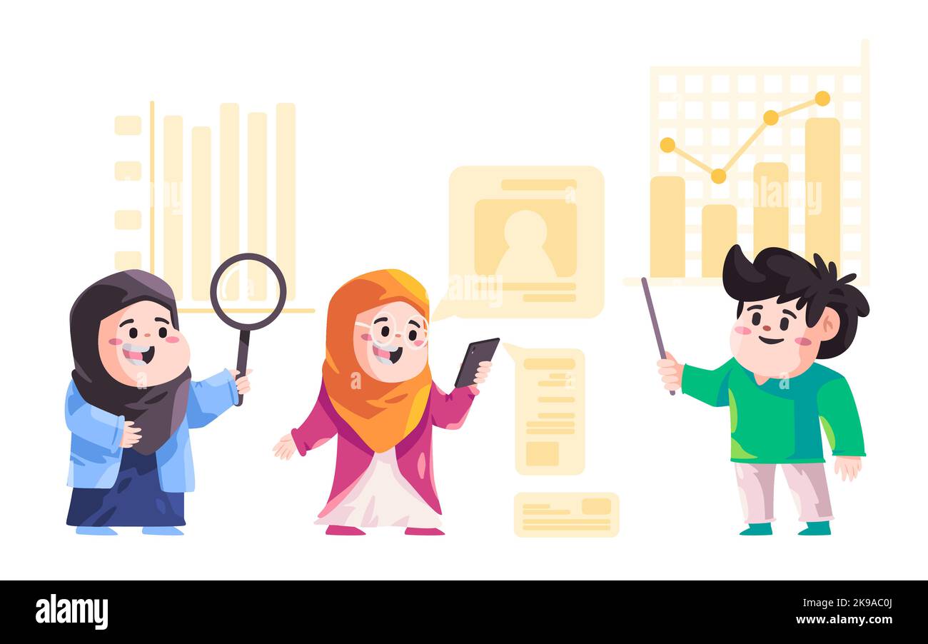 Market interacting Stock Vector Images - Alamy