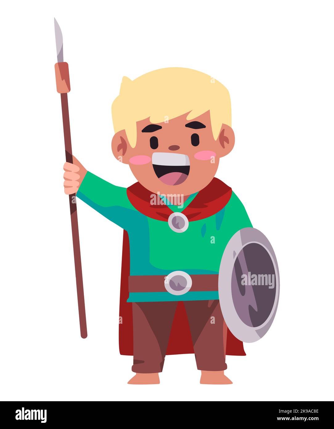 Gauls german medieval warrior child kids wearing rmedieval costume with ...