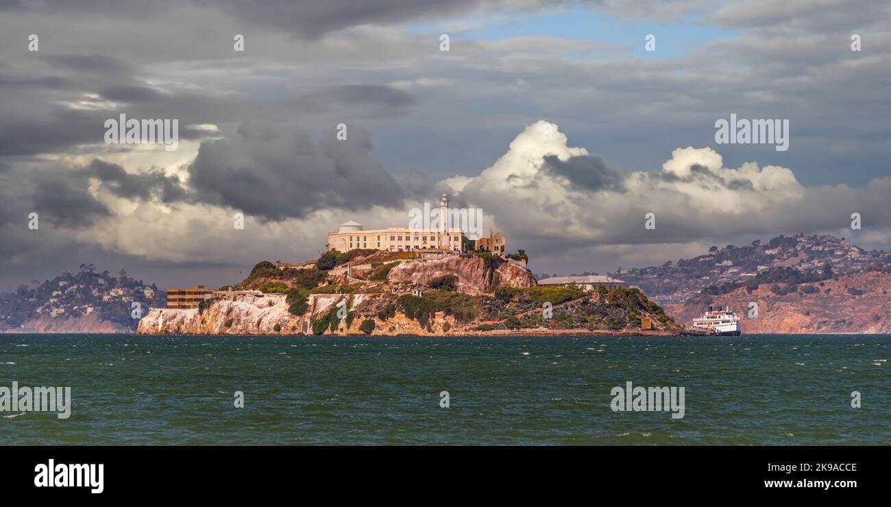 Alcatraz prison sun hi-res stock photography and images - Alamy