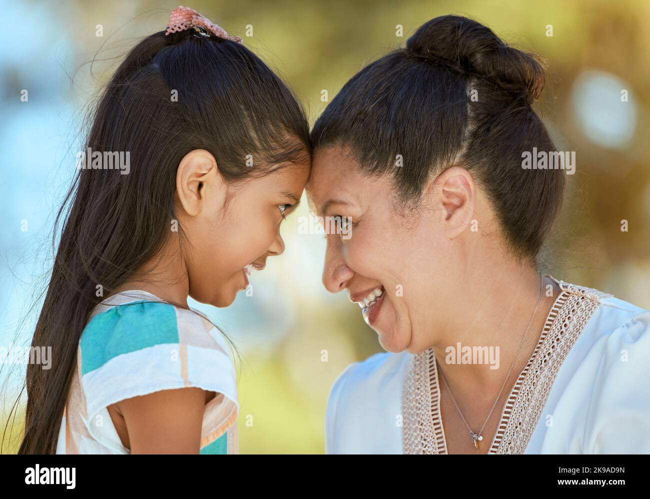 Asian, grandmother and child with embrace, happy and together in ...