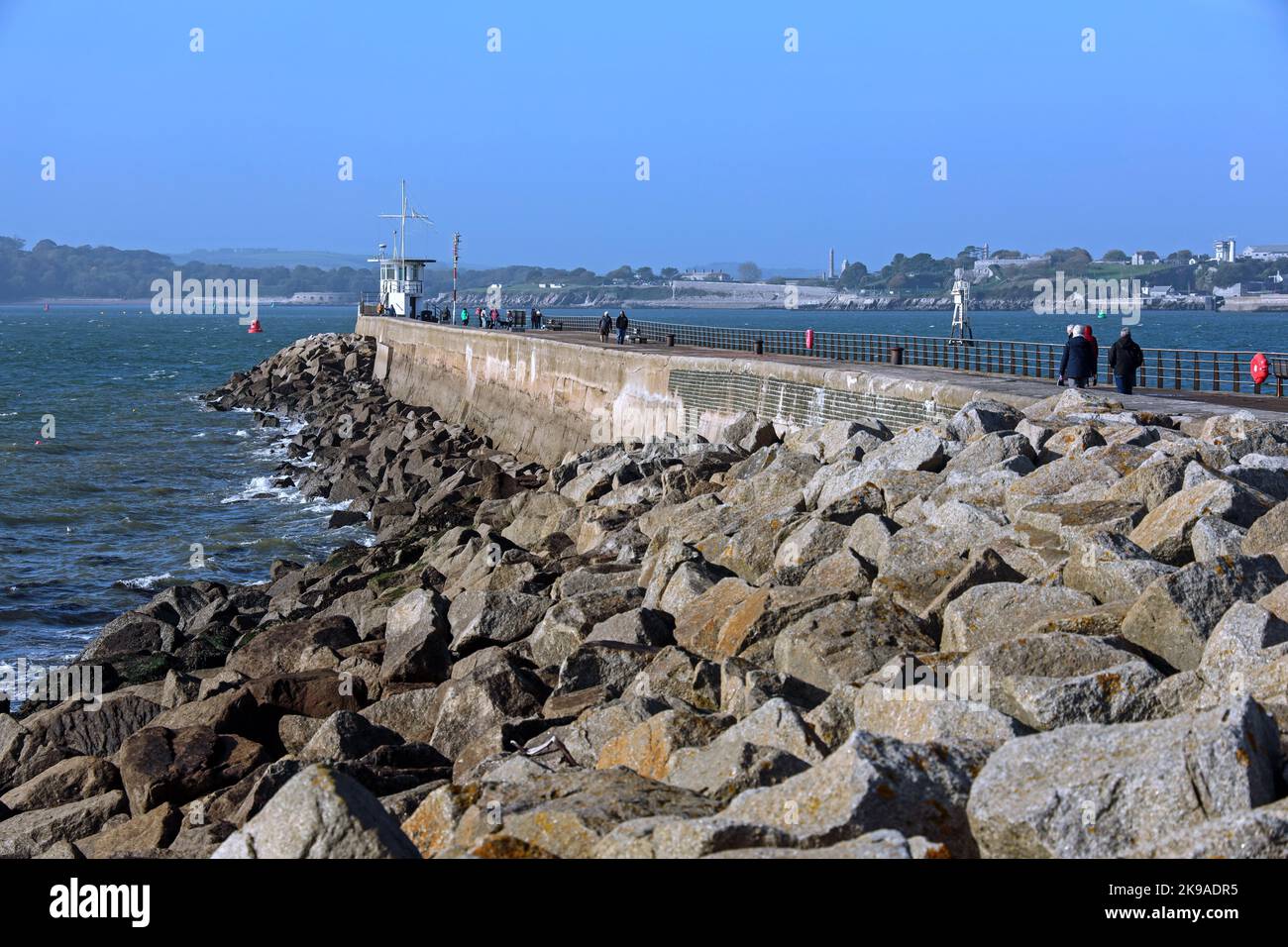 The historical Mount Batten Breakwater, in Plymouth Sound. AKA ...