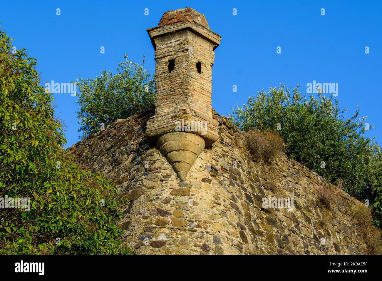 Castelo de Vide, Portugal. Fortified observation and defence post on ...