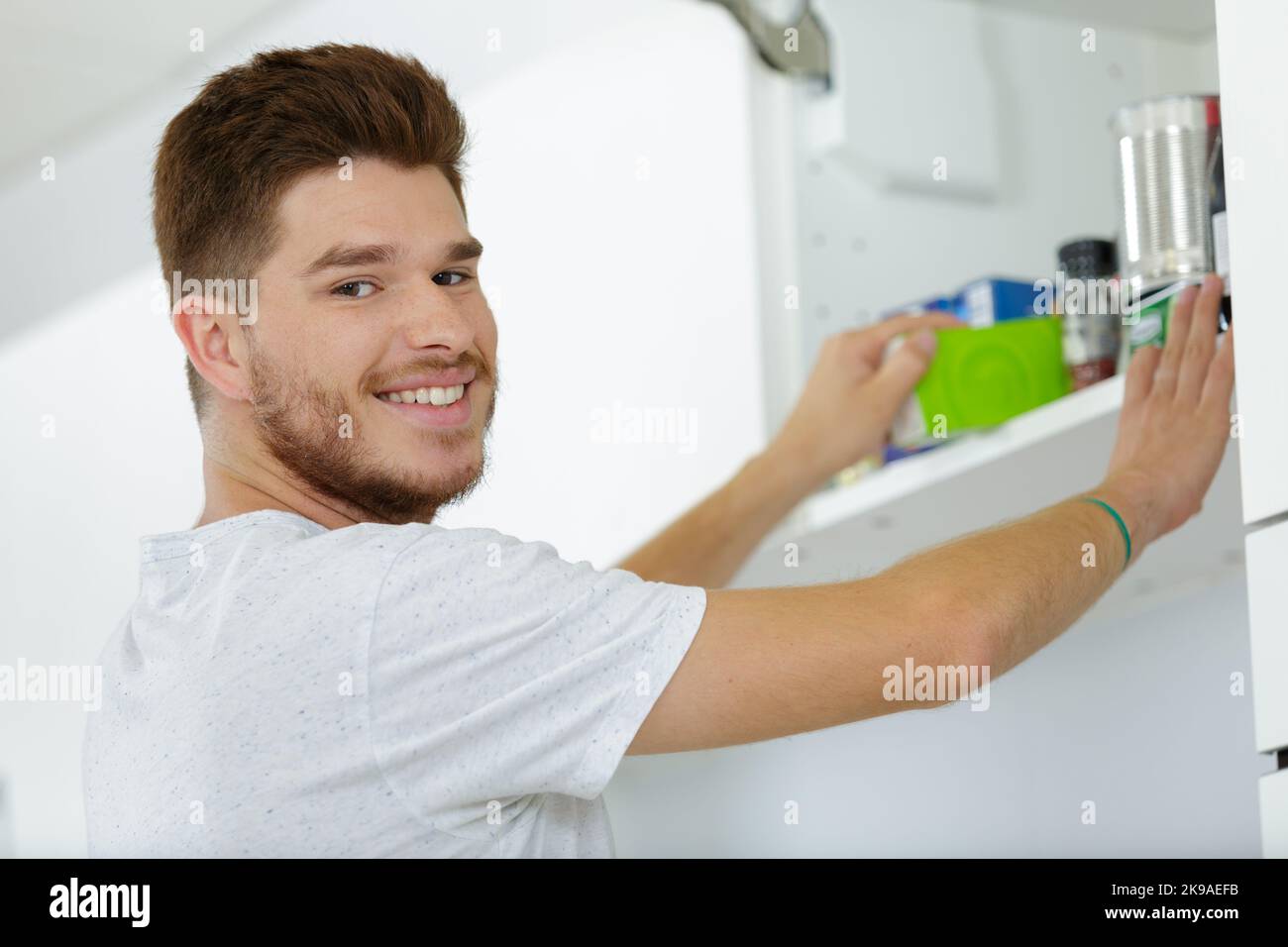 Condiments cupboard hi-res stock photography and images - Alamy