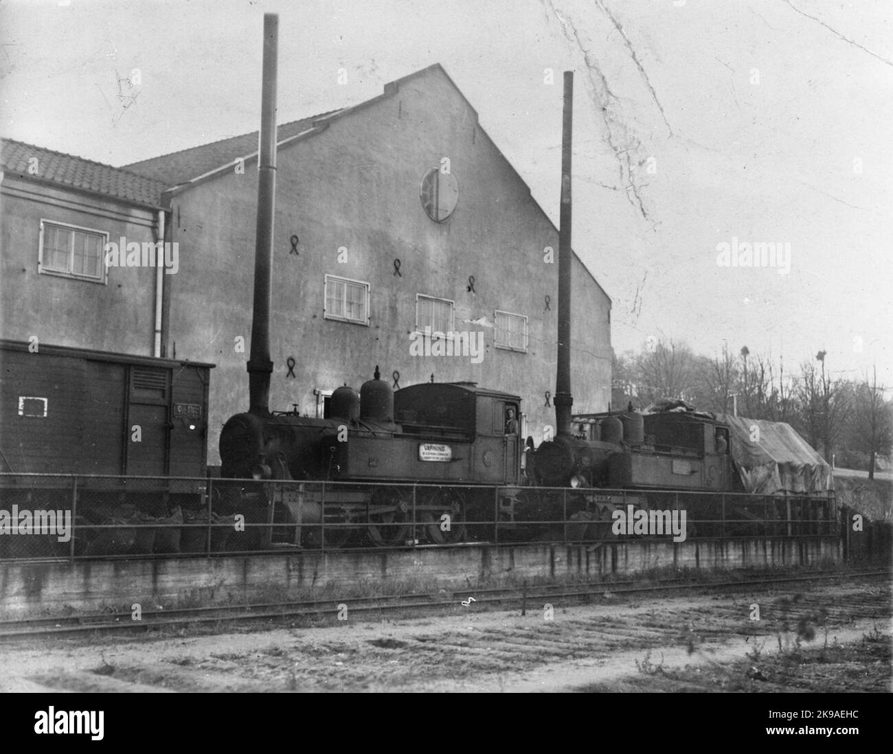 The State Railways, SJ KE 1060 and SJ KE 1157 used as a steam center ...