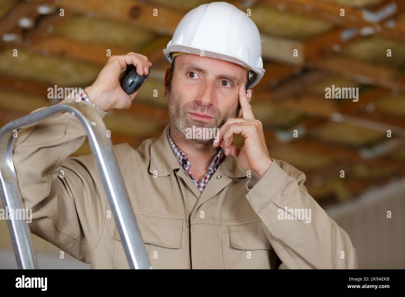 construction site engineer working indoors Stock Photo - Alamy