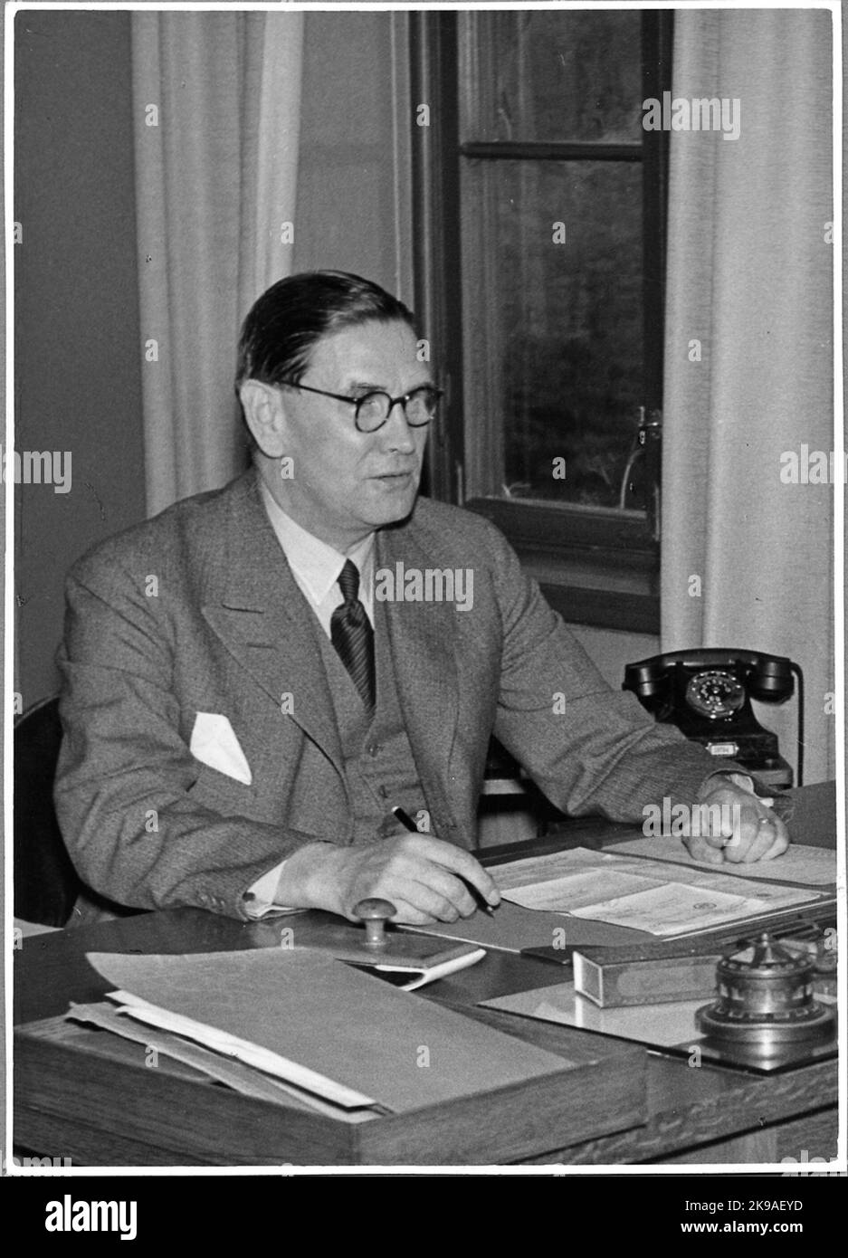Workshop Director T Norinder Stock Photo - Alamy