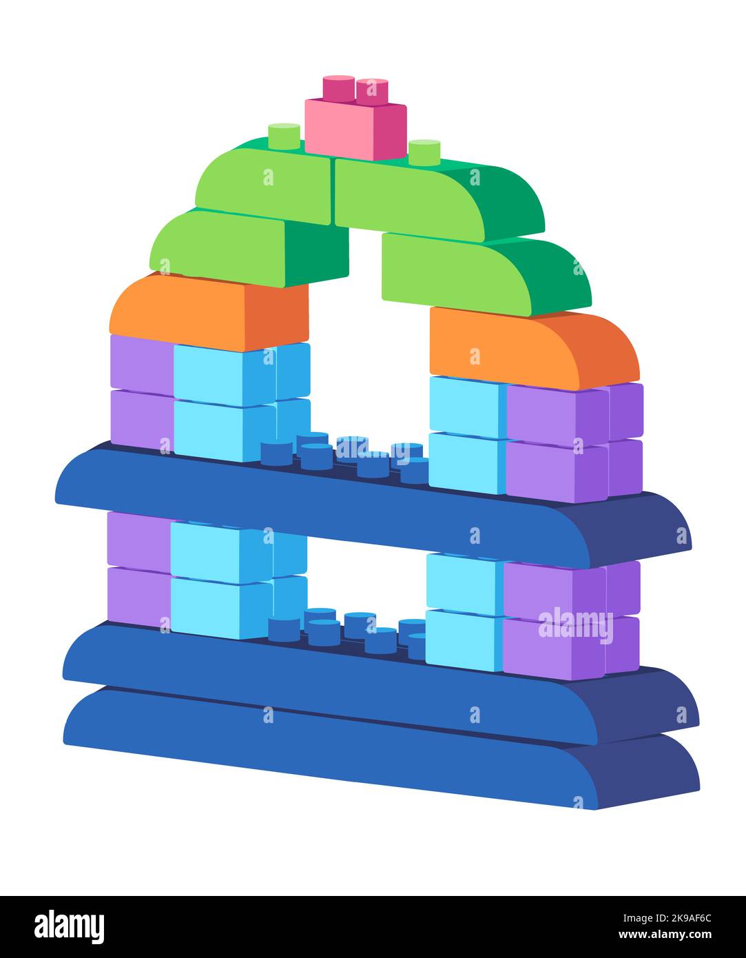 Cartoon bricks hi-res stock photography and images - Alamy