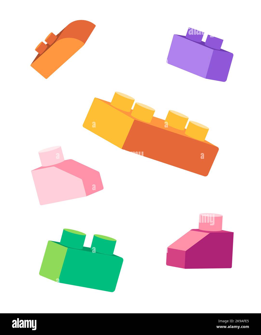 Floating bricks Stock Vector Images - Alamy