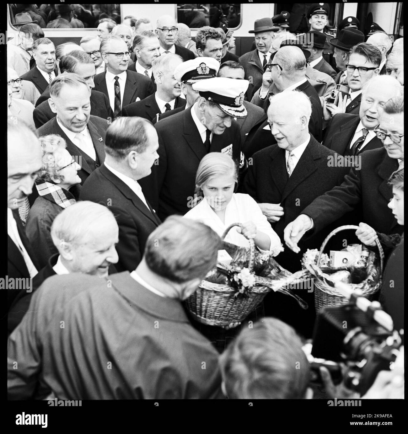 Inauguration of the "Bird Road Line" between Rodbyhavn, Lolland ...