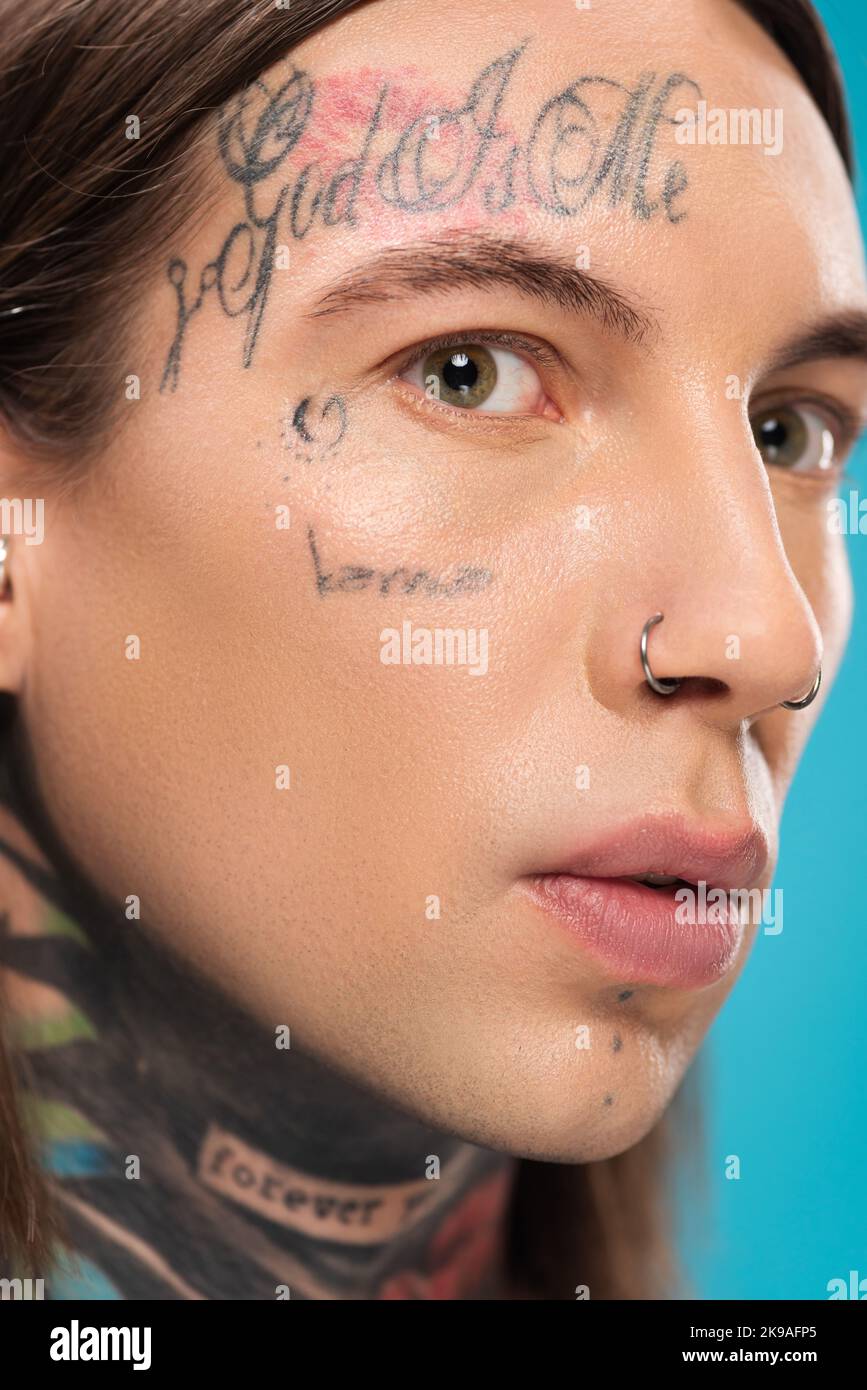 Handsome guy with tattoos hi-res stock photography and images - Alamy