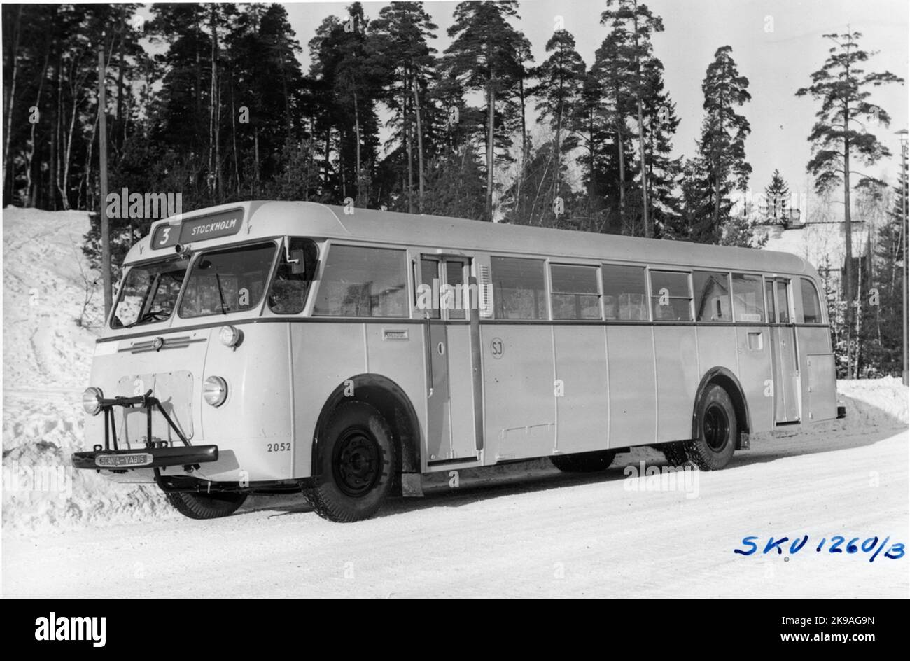 State Railways, SJ Bus 2052 Scania-Vabis BF63 Stock Photo - Alamy