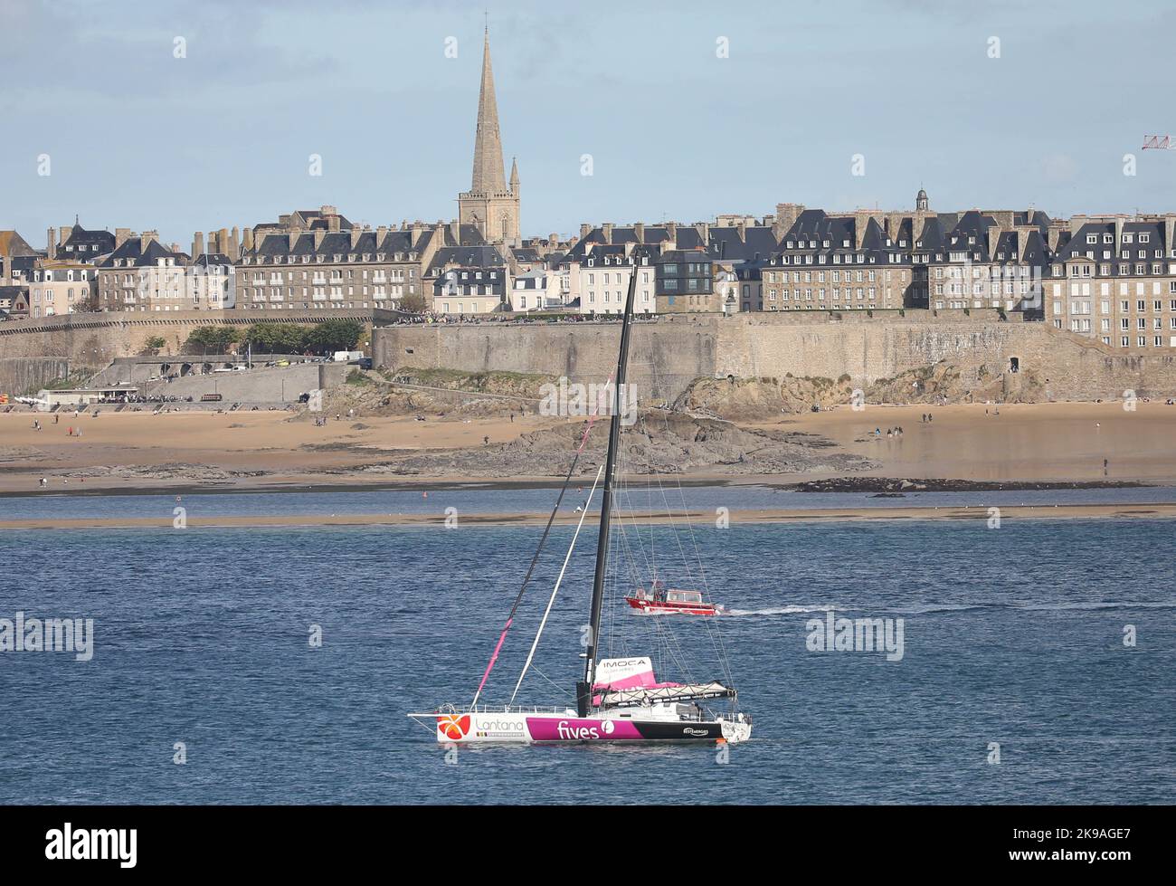 Saint-Malo, France. 26/10/2022, IMOCA FIVES – LANTANA ENVIRONNEMENT ...