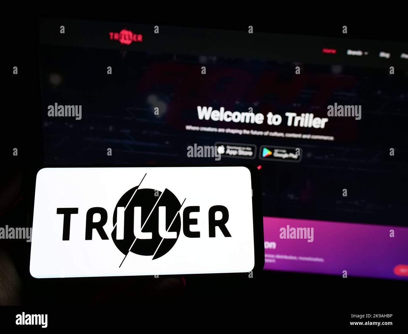Triller logo hi-res stock photography and images - Alamy