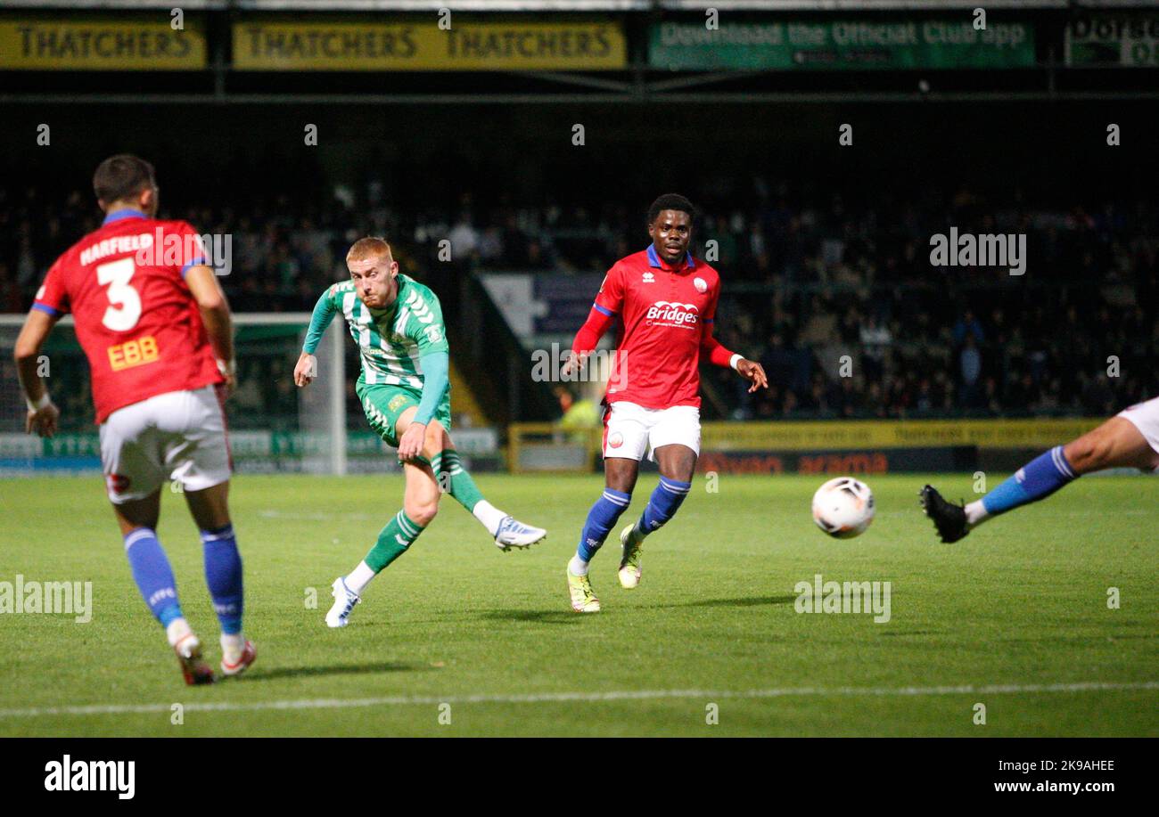 Yeovil town cup hi-res stock photography and images - Alamy