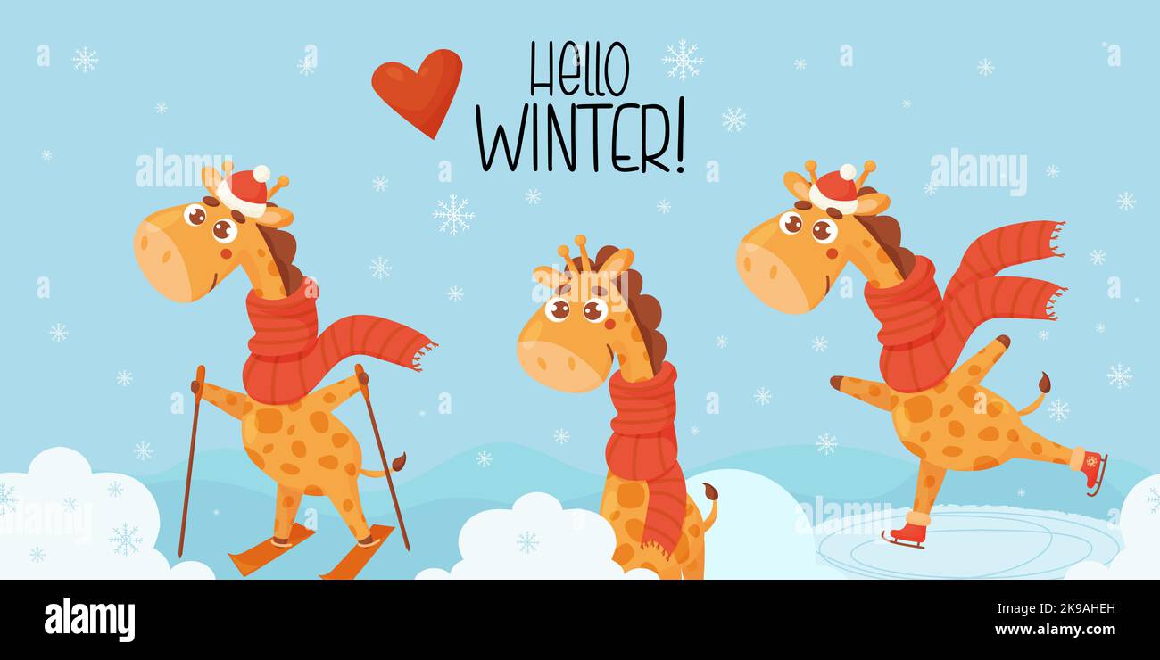 Poster template ice skating rink Stock Vector Images - Alamy