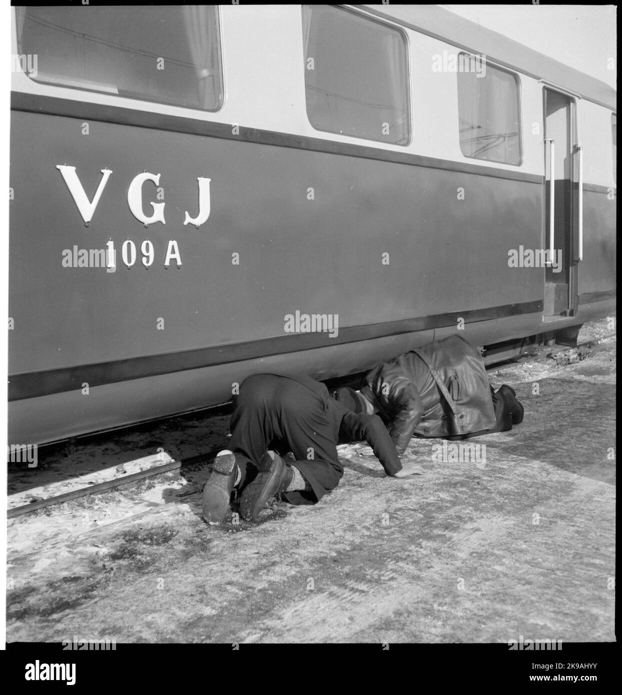 Entertainment work of a narrow track engine. Västergötland - Gothenburg ...