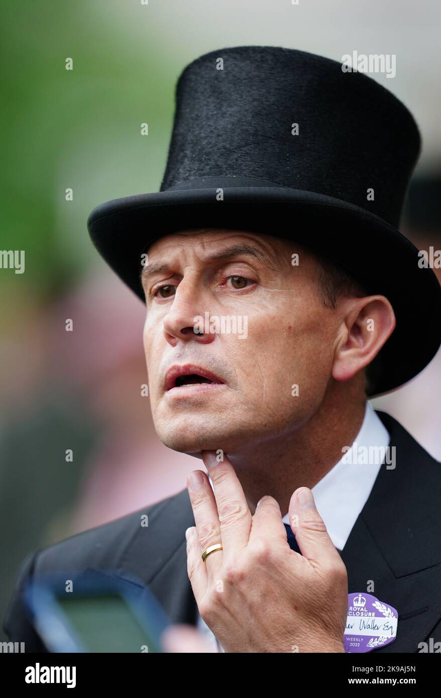 File photo dated 18-06-2022 of Trainer Chris Waller. Leading Melbourne ...