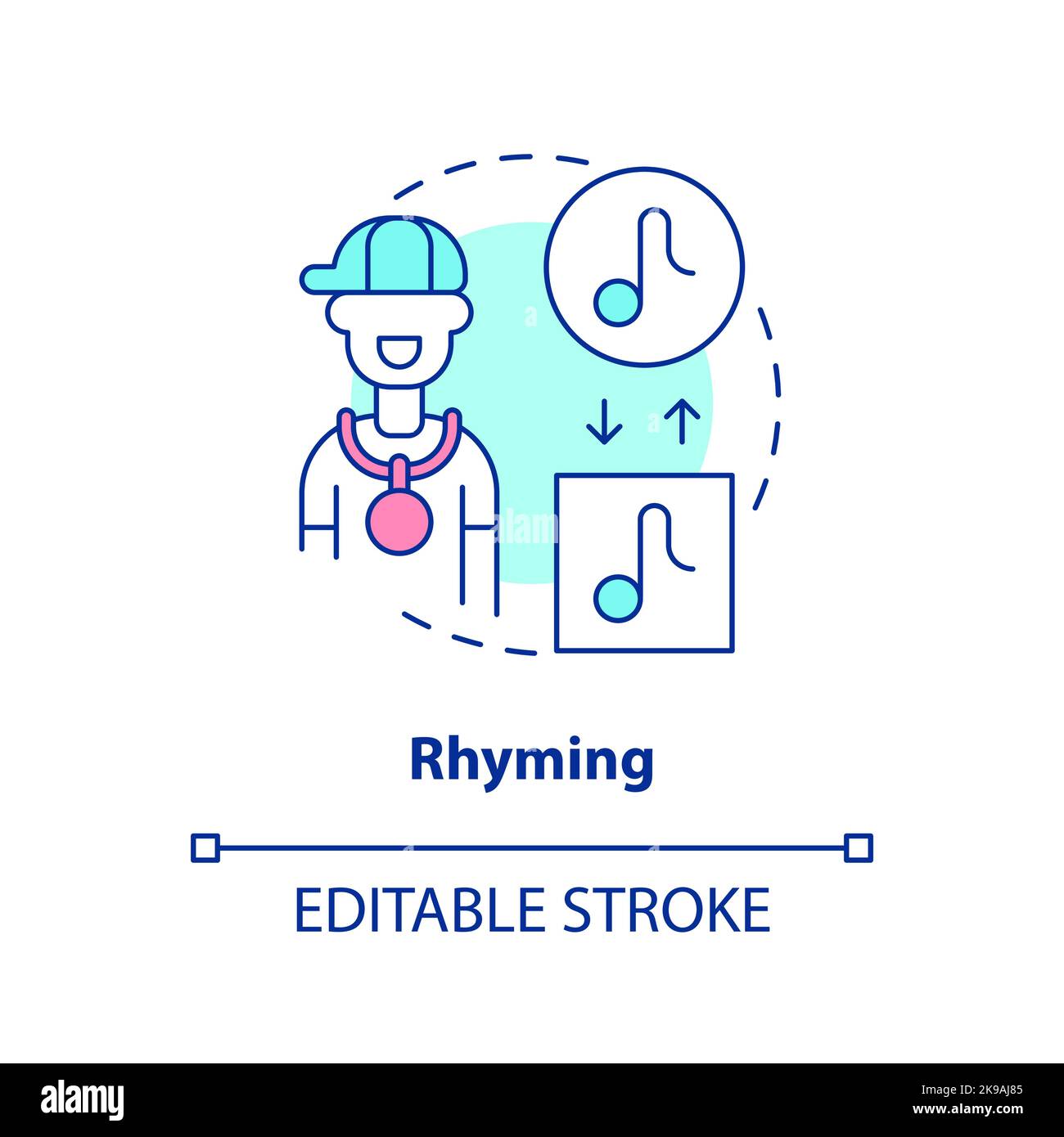 Rap circle logo hi-res stock photography and images - Alamy