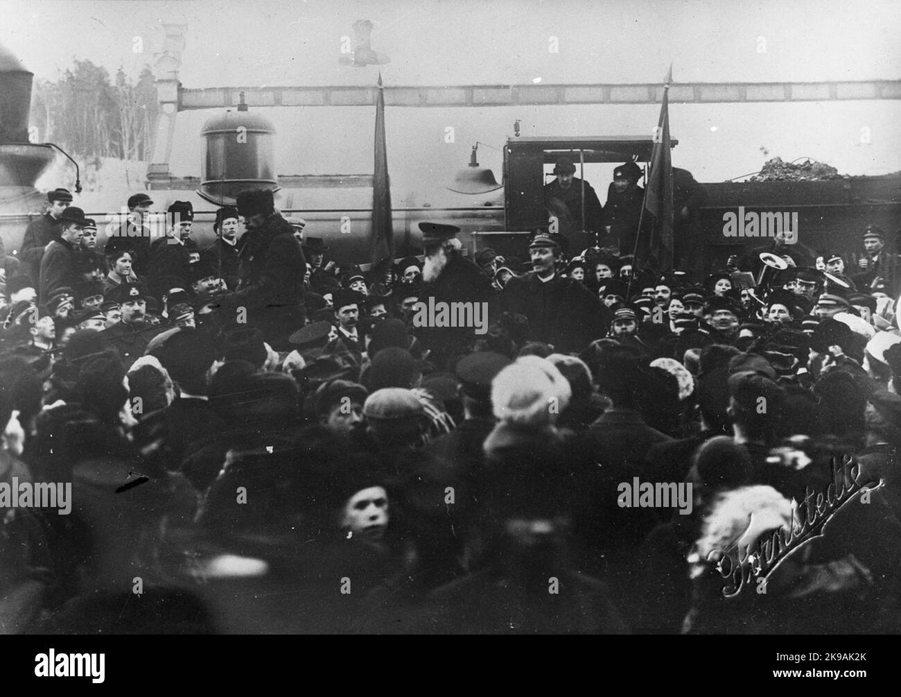 General Booth's arrival Stock Photo - Alamy